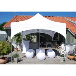 Dancover Faltzelt Faltpavillon Wasserdicht FleXtents pro Arched 3x3m Weiss - Weiß