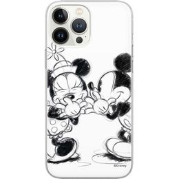 Disney - Handyhülle Mickey & Minnie 010 Full Print Weiß kompatibel mit Samsung Galaxy A22 5G