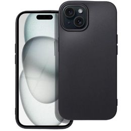 MARKENLOS Soft Silikon Case Hülle Bumper Silikonhülle Stoßfest Handyhülle Case Cover kompatibel mit iPhone 15 Schwarz