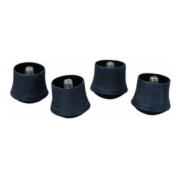 Universal Fußkappen 4er-Set, höhenverstellbar, schwarz ø 25 mm Zubehör Tische Stühle - siena GARDEN