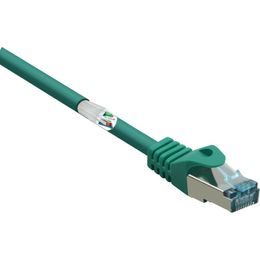 RF-5088650 RJ45 Netzwerkkabel, Patchkabel cat 6a s/ftp 2.00 m Grün mit Rastnasenschutz, Fl - Renkforce