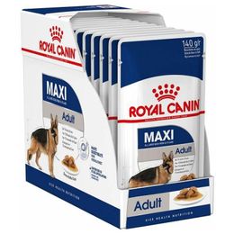 Royal Canin Adult Maxi - Rindfleisch in Sauce - 10 Umschlge x 140 g