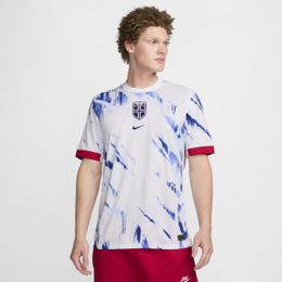 Norway (Men's Team) 2024/25 Stadium Away Nike Replica Fußballtrikot mit Dri-FIT-Technologie für Herren - Weiß