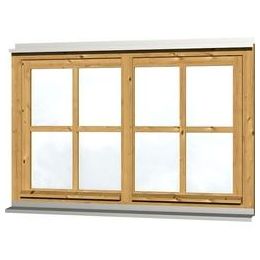 Skan Holz Doppelfenster Rahmenaußenm. 132,4 x 82 cm