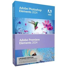 Adobe Photoshop Elements 2024 & Premiere Elements 2024 Upgrade, 1 Lizenz Windows, Mac Bildbearbeitung, Videobearbeitung