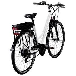 Zündapp Zündapp E-Bike Trekking Z802 Damen 28 Zoll RH 48cm 21-Gang 374 Wh weiß lila