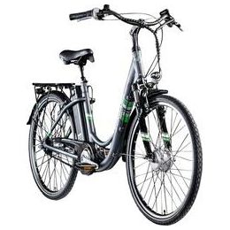 Zündapp Zündapp E-Bike City Green 3.7 Damen 26 Zoll RH 46cm 7-Gang 374 Wh grau