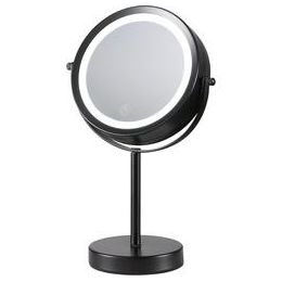 Leuchtspiegel Mirri 1 in Schwarz ca. 21x32x21cm