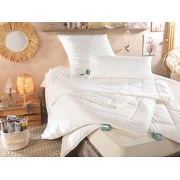 Baumwollbettdecke F.A.N. Schlafkomfort "African Cotton" Bettdecken Gr. B/L: 155 cm x 220 cm, normal, beige Baumwollbettdecken