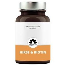 Hirse und Biotin (Vitamin B7) Tabletten hochdosiert