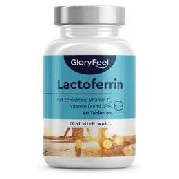 gloryfeel® Lactoferrin Tabletten - Mit Vitamin C, D3, Zink und Echinacea Purpurea