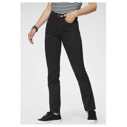 Mendler Straight-Jeans LEVI'S "724 High Rise Straight" Gr. 31, Länge 30, schwarz (black) Damen Jeans Gerade