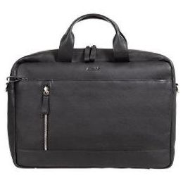 Alassio Tiber Laptoptasche 41 x 9,5 x 28 cm Leder Schwarz