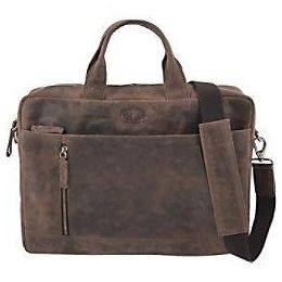 Pride and Soul Raily Laptoptasche 41 x 9,5 x 28 cm Leder Braun