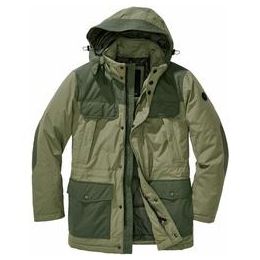 Mey & Edlich Mey & Edlich Herren langer Anorak Regular Fit Gruen einfarbig