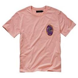 Mey & Edlich Tee Library/Wenotfat Herren T-Shirt Regular Fit Rose bedruckt - L