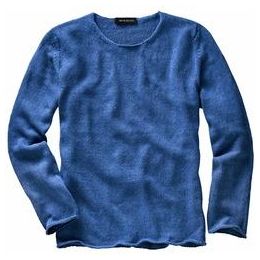 Mey & Edlich Mey & Edlich Herren Sweat-Pullover Regular Fit Blau einfarbig