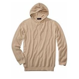 Mey & Edlich Mey & Edlich Herren Hoody Regular Fit Beige einfarbig