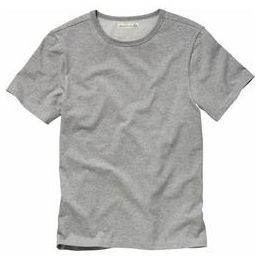 Mey & Edlich Merz B Schwanen Herren T-Shirts Regular Fit Grau einfarbig