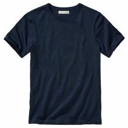 Mey & Edlich Merz B Schwanen Herren T-Shirts Regular Fit Blau einfarbig