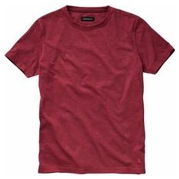 Mey & Edlich Mey & Edlich Herren Tshirt Regular Fit Rot einfarbig