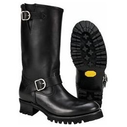 Sendra Herren Stiefel Schwarz einfarbig