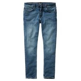 Mey & Edlich Mey & Edlich Herren Jeans Hose Slim Tapered Blau einfarbig