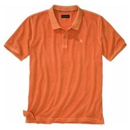 Mey & Edlich Mey & Edlich Herren Polo-Hemd Regular Fit Orange einfarbig