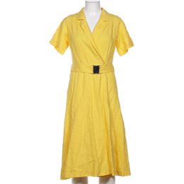 René Lezard Rene Lezard Damen Kleid, gelb, Gr. 38
