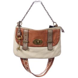 Fossil Damen Handtasche, cremeweiß