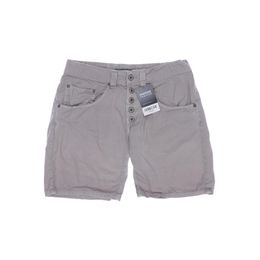 PLEASE Damen Shorts, grau, Gr. 34