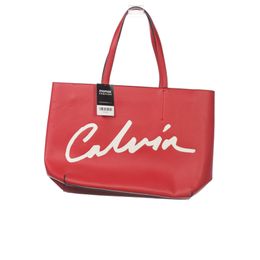 Calvin Klein Jeans Damen Handtasche, rot