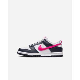 Schuhe Nike Dunk Low Marineblau/Weiß/Rosa Kind - FB9109-401 4Y