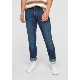 s.Oliver Stoffhose Slim: Jeans mit Waschung (1-tlg) Waschung