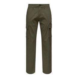 Only & Sons ONLY & SONS Cargohose ONSEDGE-ED CARGO LOOSE PANT, grün
