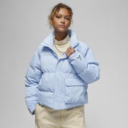 Jordan Flight Puffer-Jacke für Damen - Blau