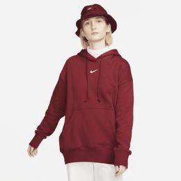 Nike Sportswear Phoenix Fleece Oversize-Hoodie für Damen - Rot