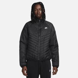 Nike Sportswear Windrunner wasserabweisende Therma-FIT-Puffer-Jacke für Herren - Schwarz