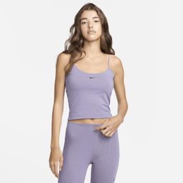 Nike Sportswear Chill Knit enges Cami-Tanktop für Damen - Lila