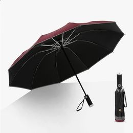 MECO Taschenregenschirm 210T LED Automatischer Regenschirm Faltschirm