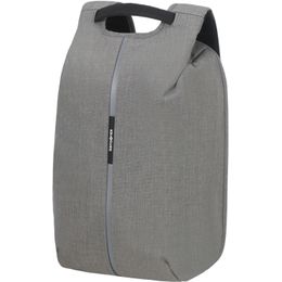 Laptoprucksack Samsonite "Securipak" Gr. B/H/T: 30 cm x 44 cm x 16 cm, grau (cool grey) Herren Rucksäcke Taschen