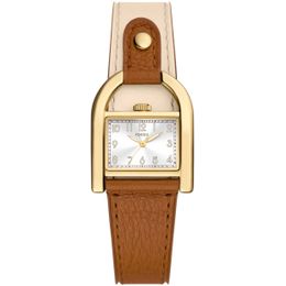 Quarzuhr Fossil "HARWELL" Armbanduhren braun (braun, beige) Damen Quarzuhren