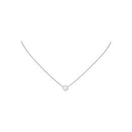 Collier Jobo Halsketten Gr. Silber 925 (Sterlingsilber), Länge: 45 cm, silberfarben (silber 925> <weiß) Damen Colliers