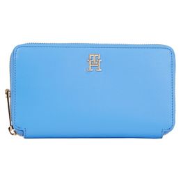 Geldbörse Tommy Hilfiger "ICONIC LARGE ZA" blau (blue spell) Kleinlederwaren Geldbörsen