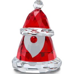 Dekofigur Swarovski "Kristallfigur Holiday Cheers Weihnachtsmann, klein, 5596385" Dekofiguren Gr. B/H/T: 3 cm x 4 cm x 2,9 cm, Weihnachtsmann, rot (rot, kristallweiß, weiß) Weihnachtsengel Weihnachtsfiguren