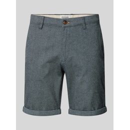 Jack & Jones Regular Fit Bermudas mit Strukturmuster Modell 'FURY'