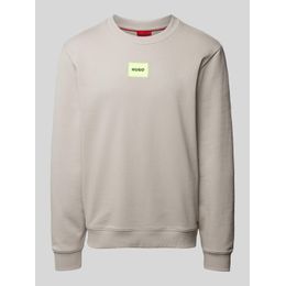 Hugo Sweatshirt mit Label-Patch