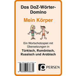 Das DaZ-Wörter-Domino: Mein Körper, Kartenspiel - Klara Kirschbaum, Luise Welfenstein,