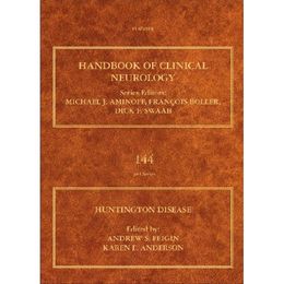 SPEC - Handbook of Clinical Neurology, Volume 144, Huntington Disease, 12-Month Access, eBook - Andrew Feigin, Karen E. Anderson, Gebunden