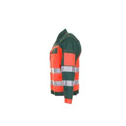 Planam Arbeitshose Bundjacke Warnschutz orange/grün Größe 27 (1-tlg)